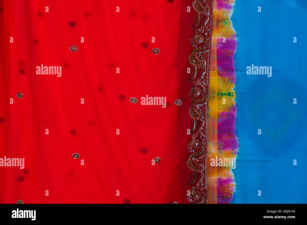 Colourful Indian sari pattern Stock Photo - Alamy