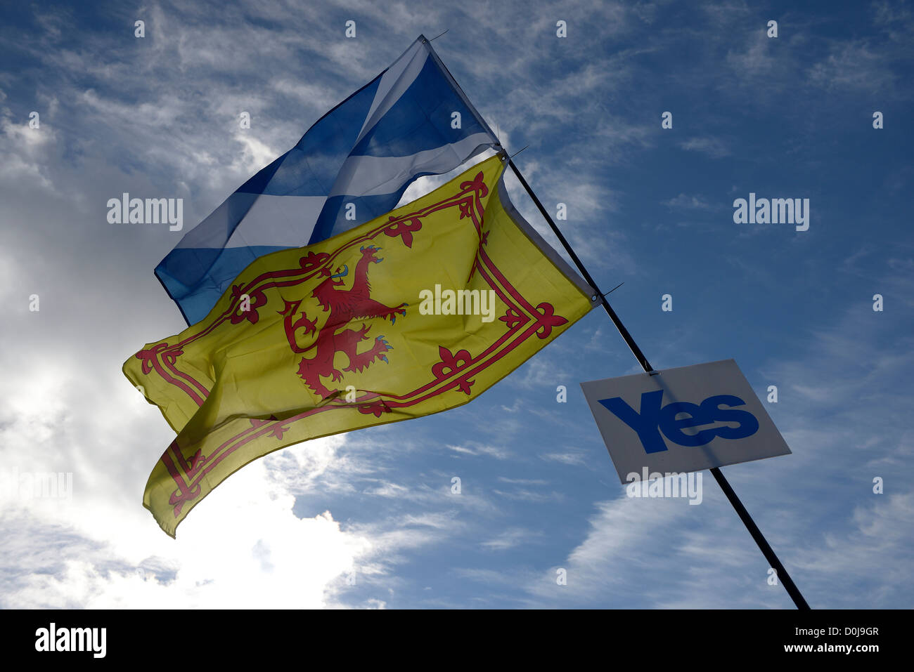 Scottish flags hi-res stock photography and images - Alamy