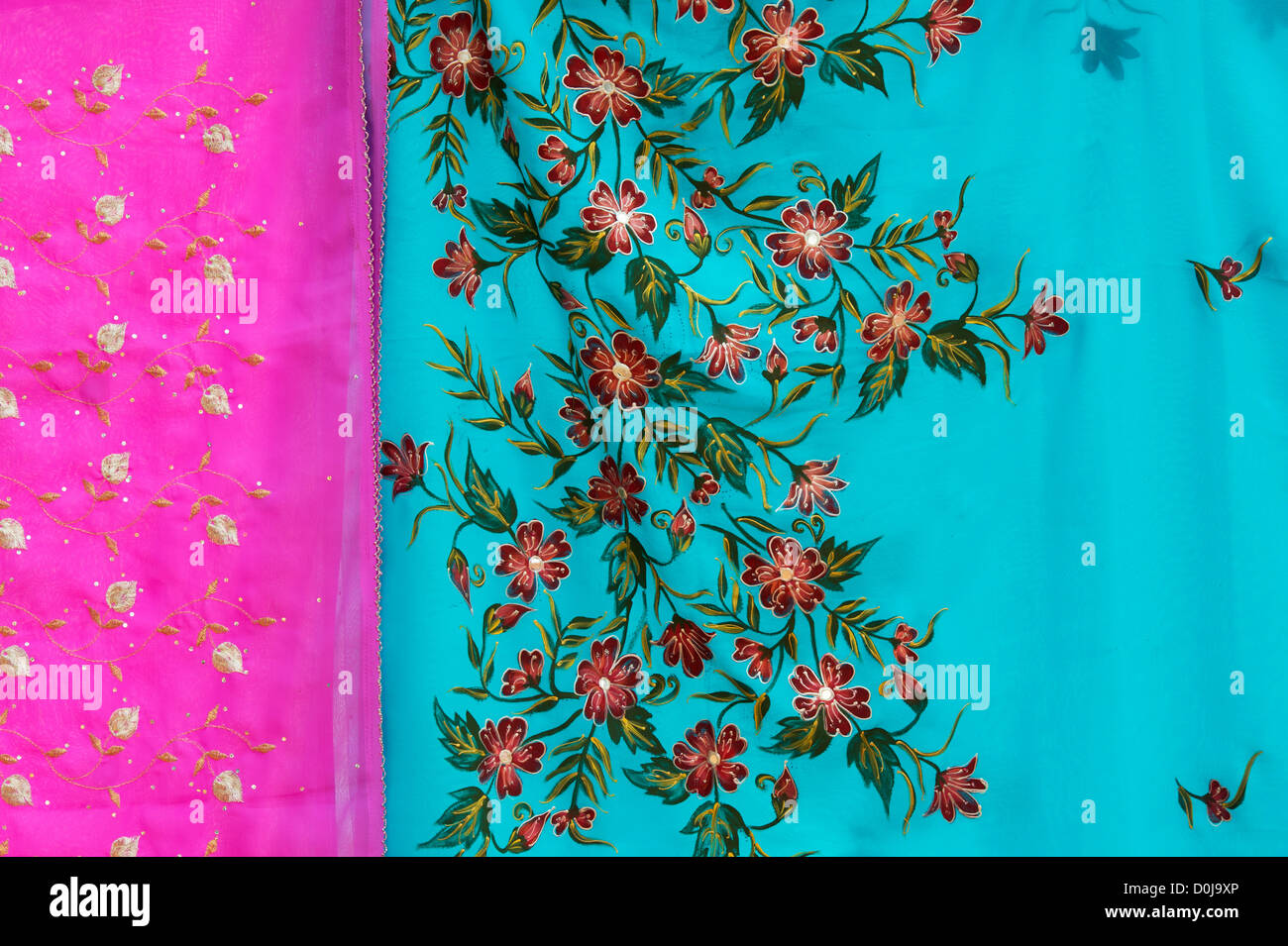 Colourful Indian sari pattern Stock Photo - Alamy