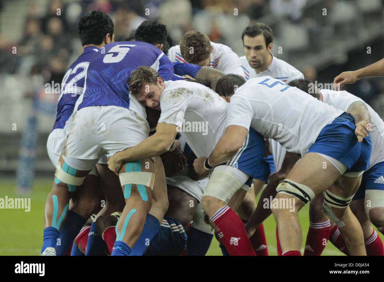 24.11.2012. Stade de France Paris, France. Vincent Clerc Yoann Maestri ...