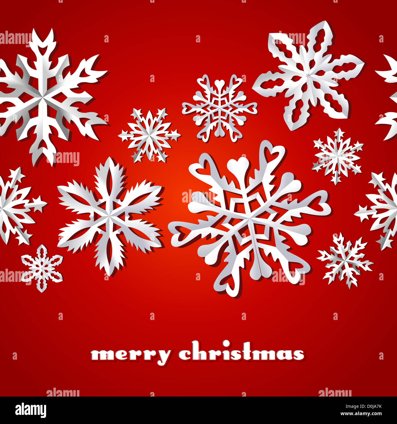 Merry Christmas season snowflakes seamless pattern background. Vector ...