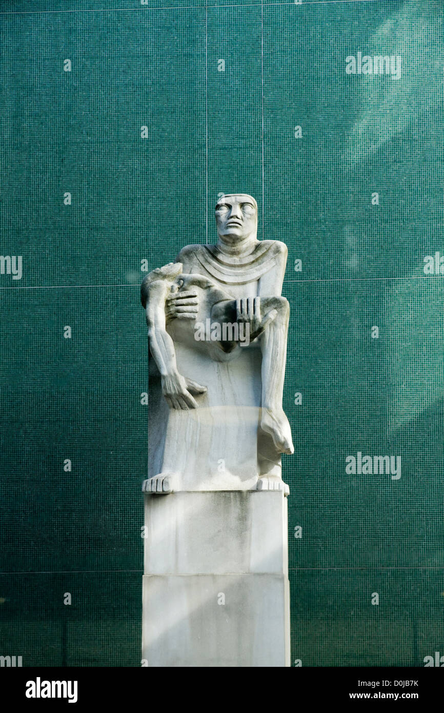 Mother and son sculpture by Sir jacob Epstein in Congress House Stock ...