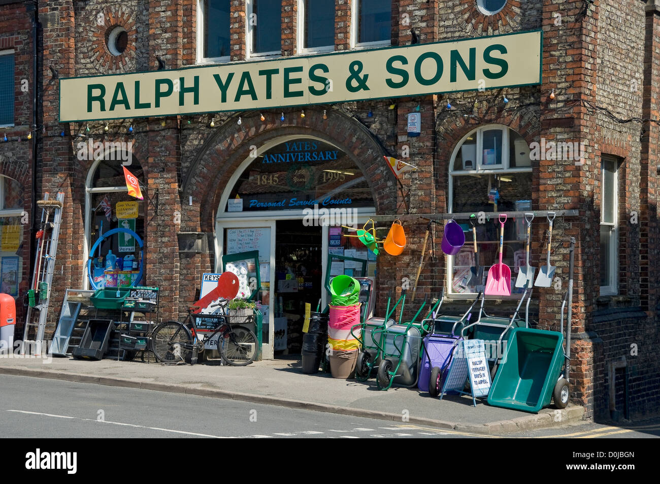Exterior of a hardware shop Stock Photo - Alamy