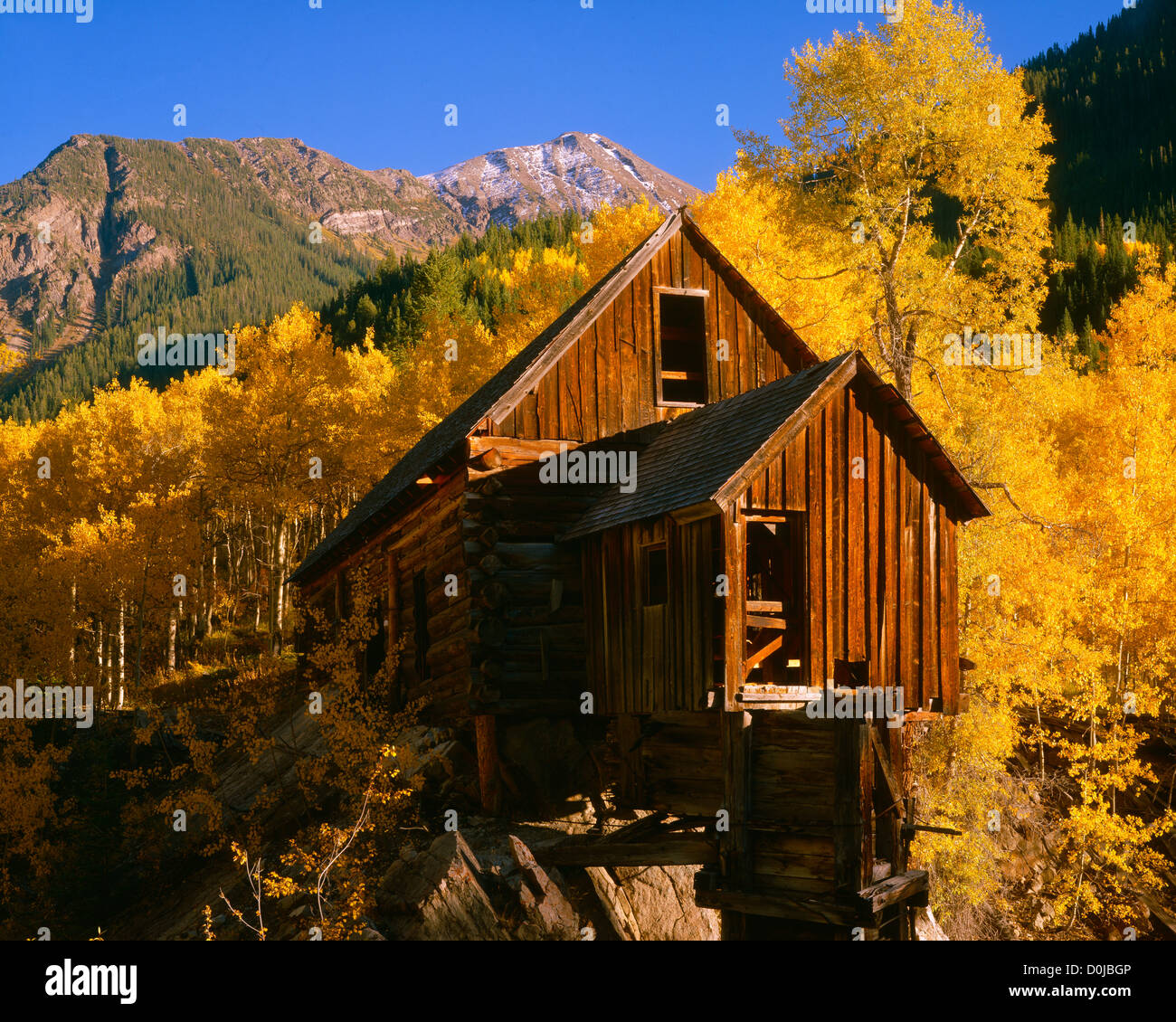 The Crystal Historic Mill near Marble, Colorado, USA operating in 1892 ...
