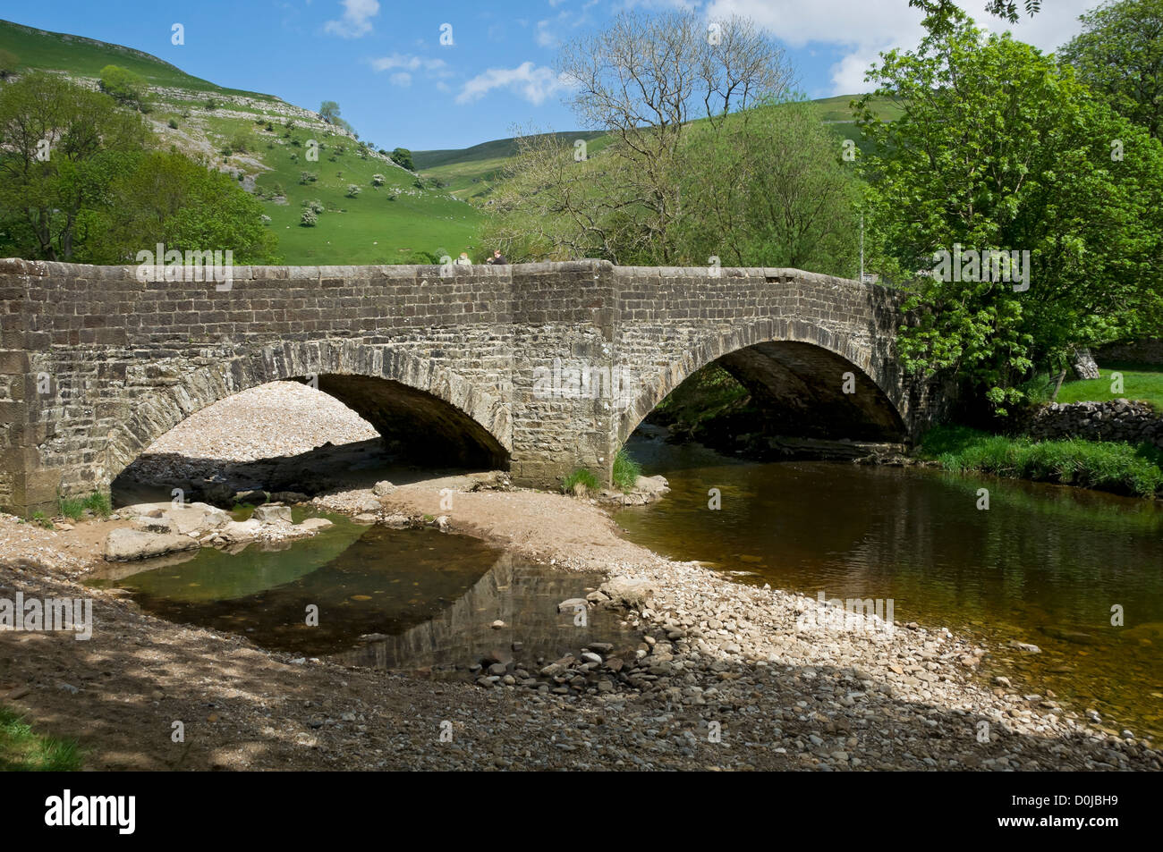 Bridge across River Wharfe at Buckden Stock Photo - Alamy