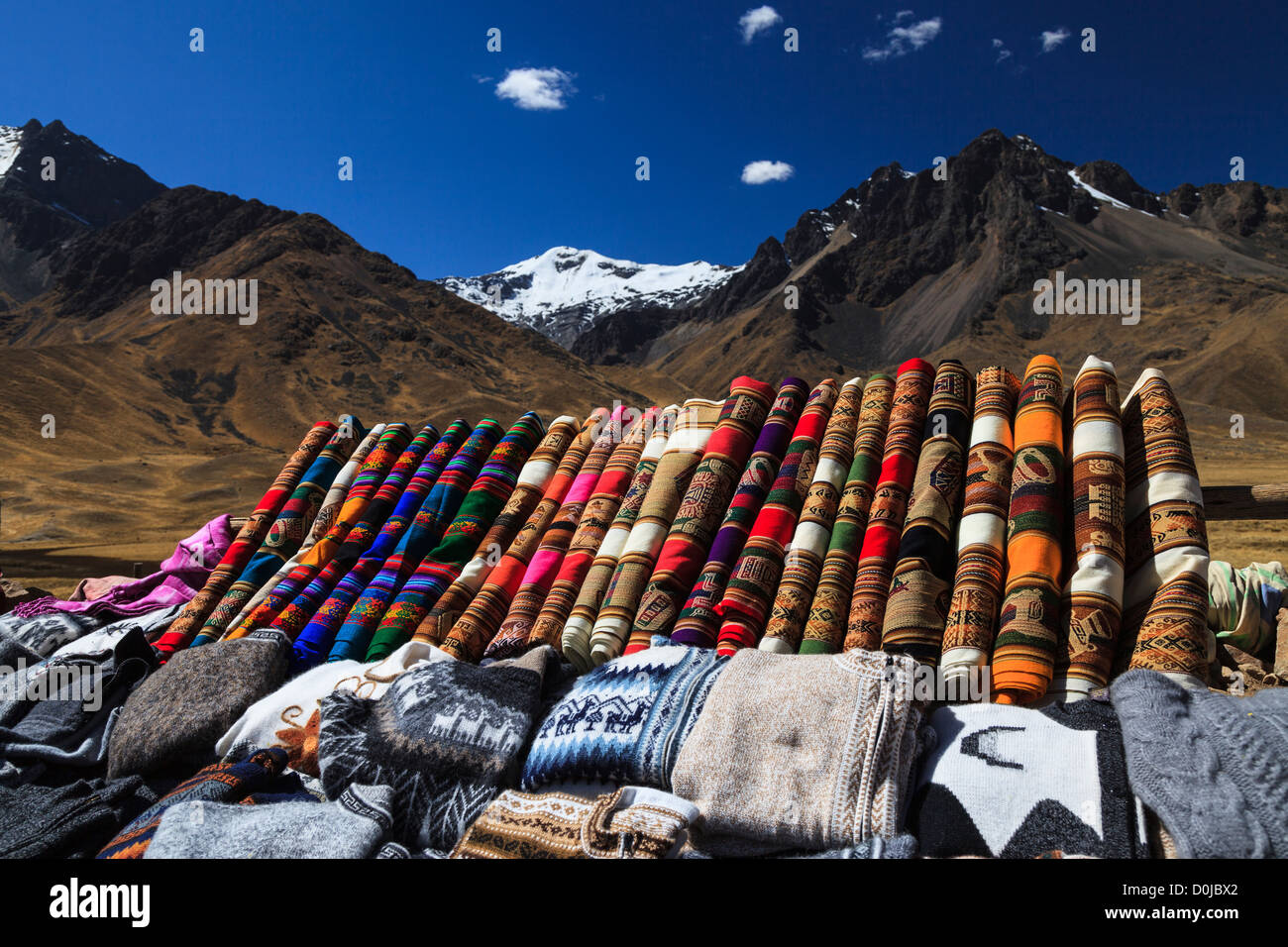 High altitude scenery on the Peruvian Andes Stock Photo - Alamy