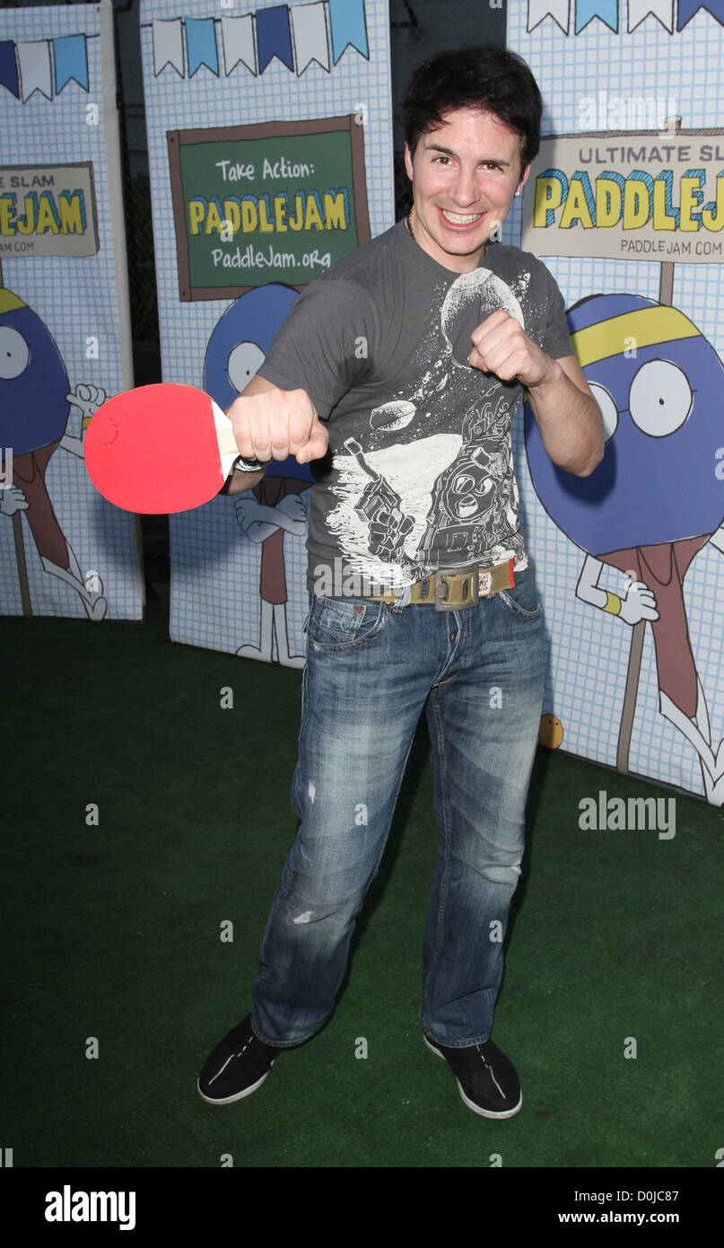 Hal Sparks The 'Ultimate Slam PaddleJam' Celebrity Ping Pong Tournament ...