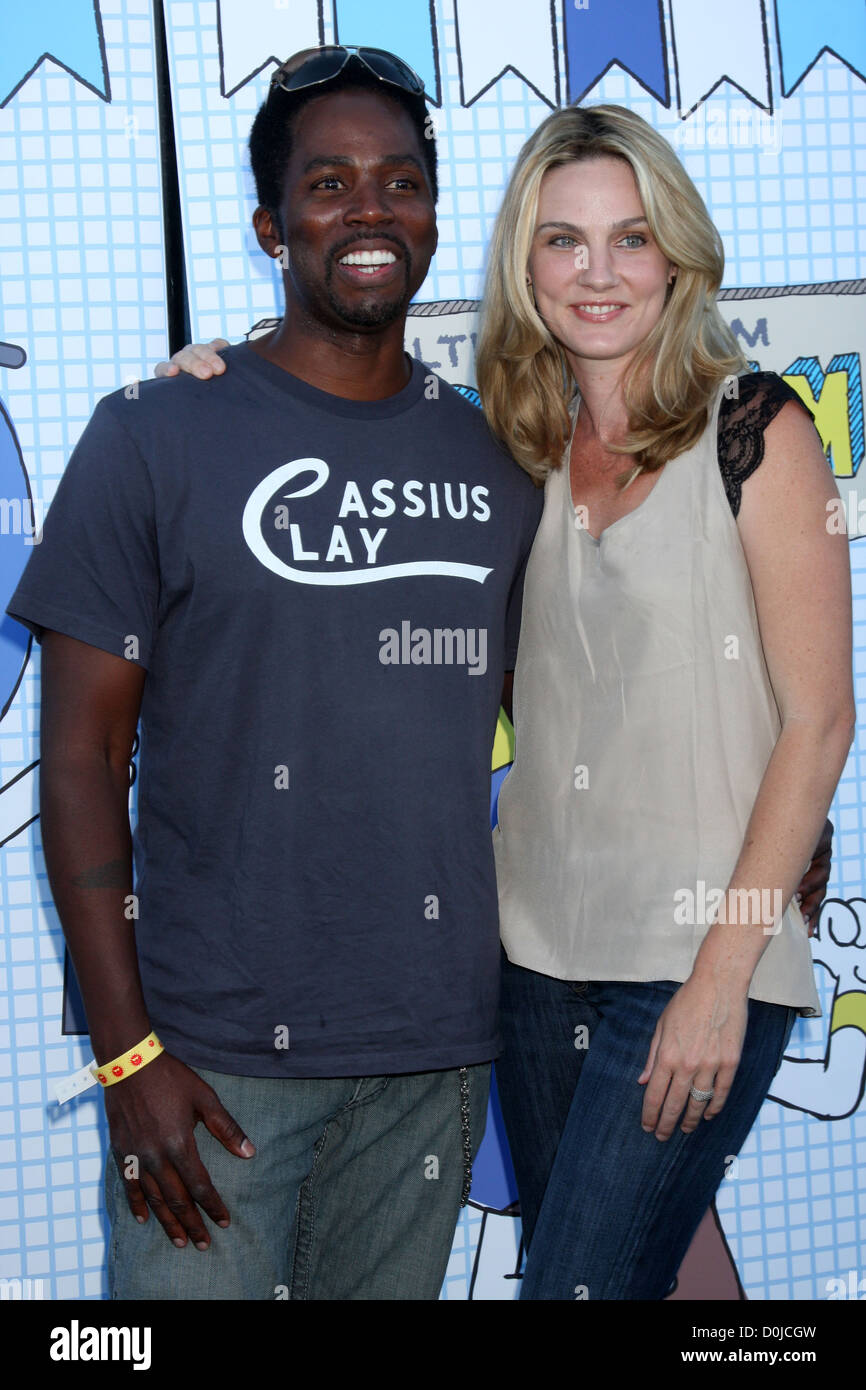 Harold Perrineau And Brittany Perrineau High Resolution Stock ...