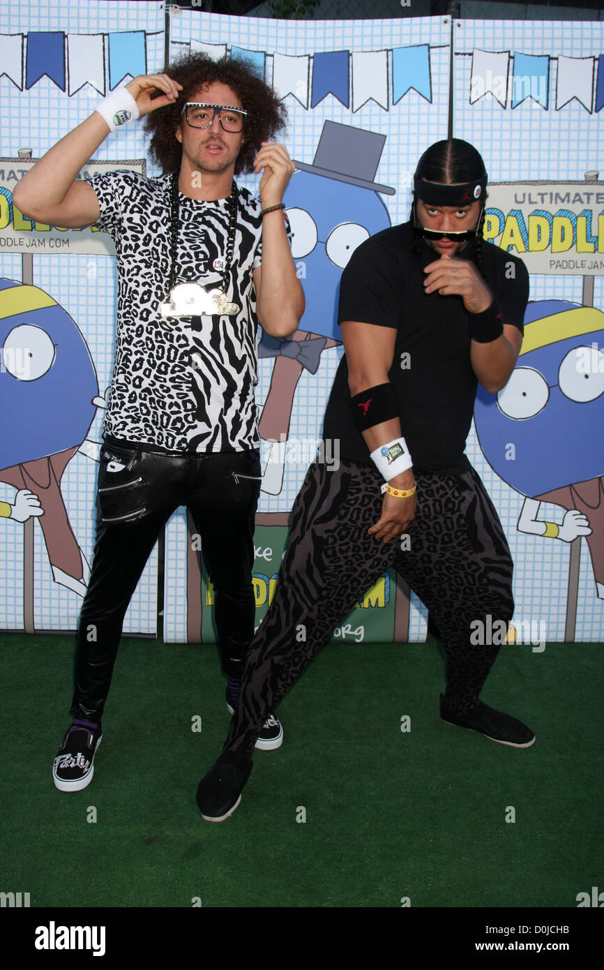 LMFAO The 2010 'Ultimate Slam PaddleJam' Celebrity Ping Pong Tournament ...