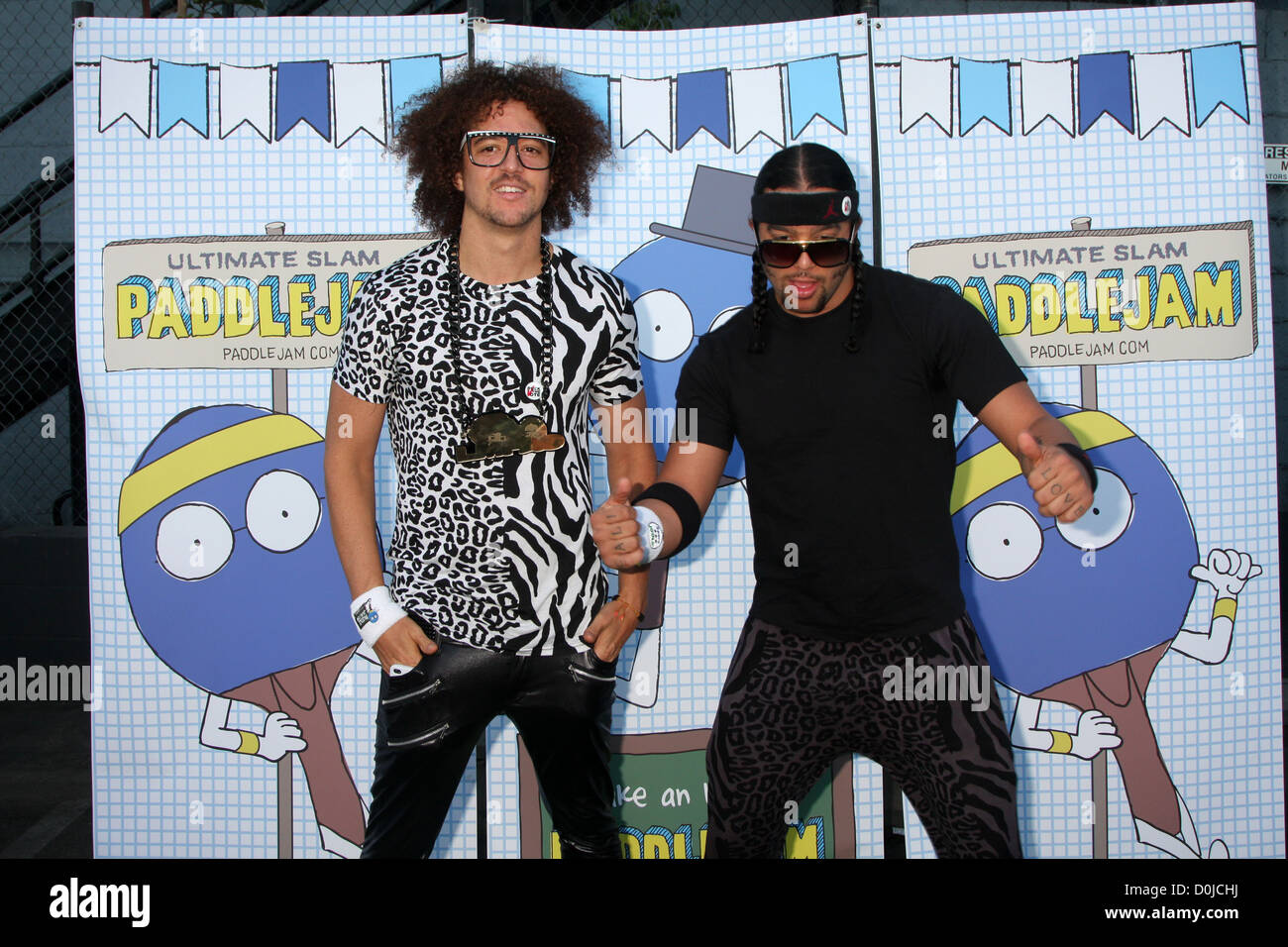 LMFAO The 'Ultimate Slam PaddleJam' Celebrity Ping Pong Tournament held ...