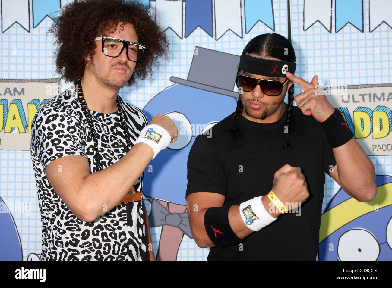 LMFAO The 2010 'Ultimate Slam PaddleJam' Celebrity Ping Pong Tournament ...
