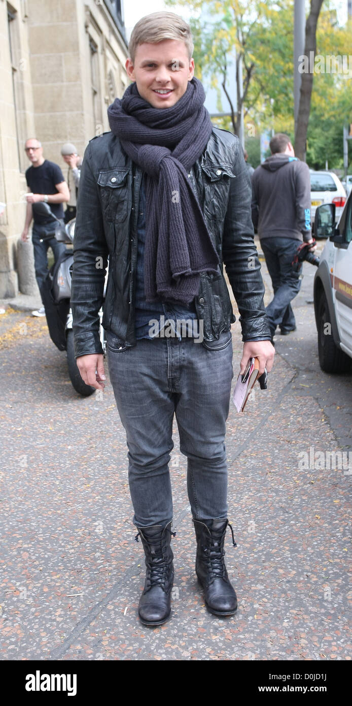 Jeff Brazier outside the ITV studios London, England - 27.09.10 Stock ...