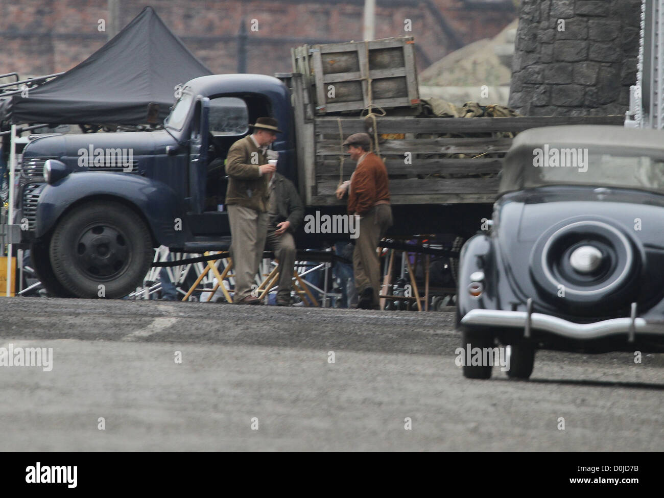 The film set of new superhero film 'Captain America: The First Avenger ...