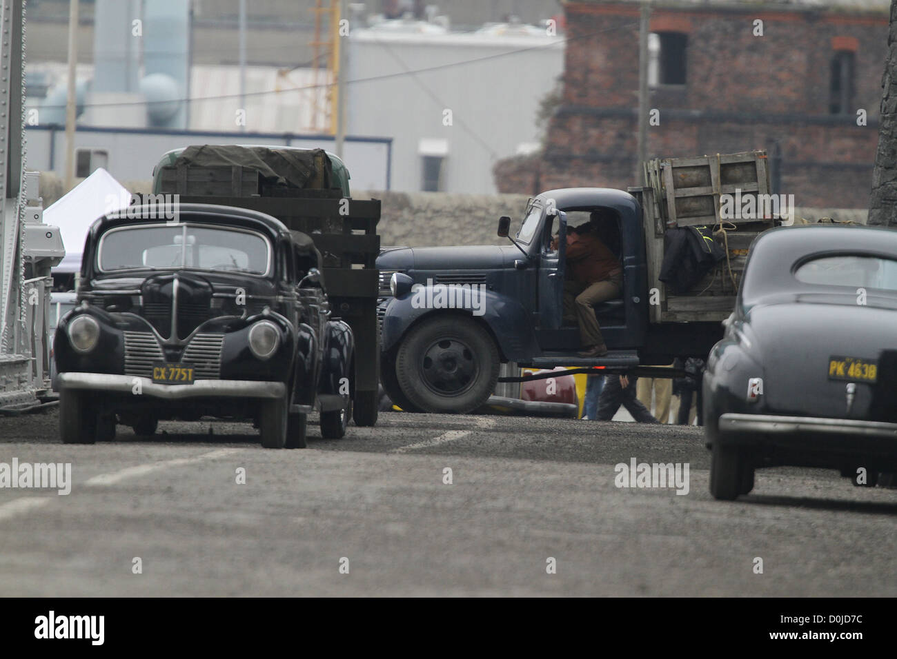 The film set of new superhero film 'Captain America: The First Avenger ...