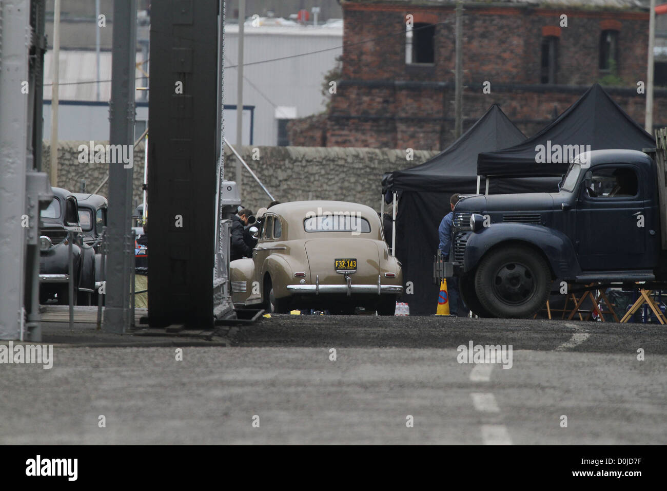 The film set of new superhero film 'Captain America: The First Avenger ...