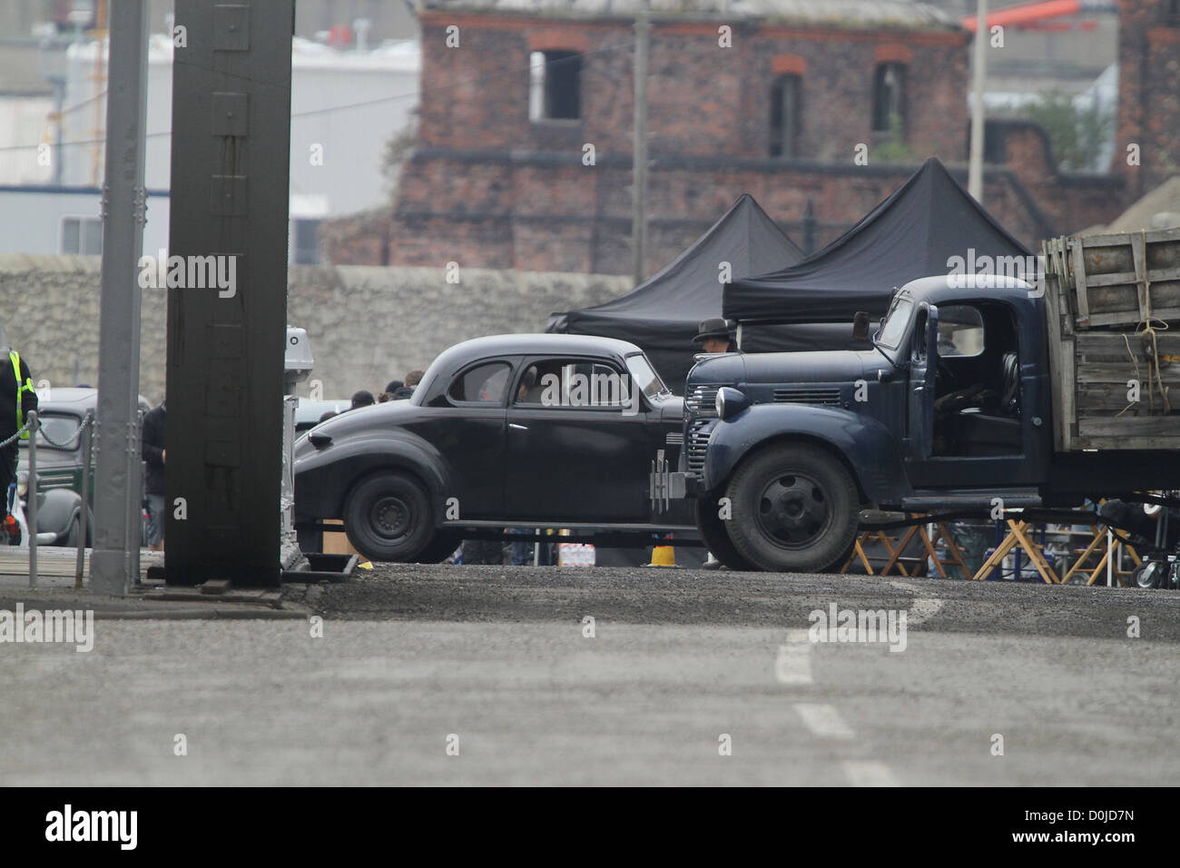 The film set of new superhero film 'Captain America: The First Avenger ...