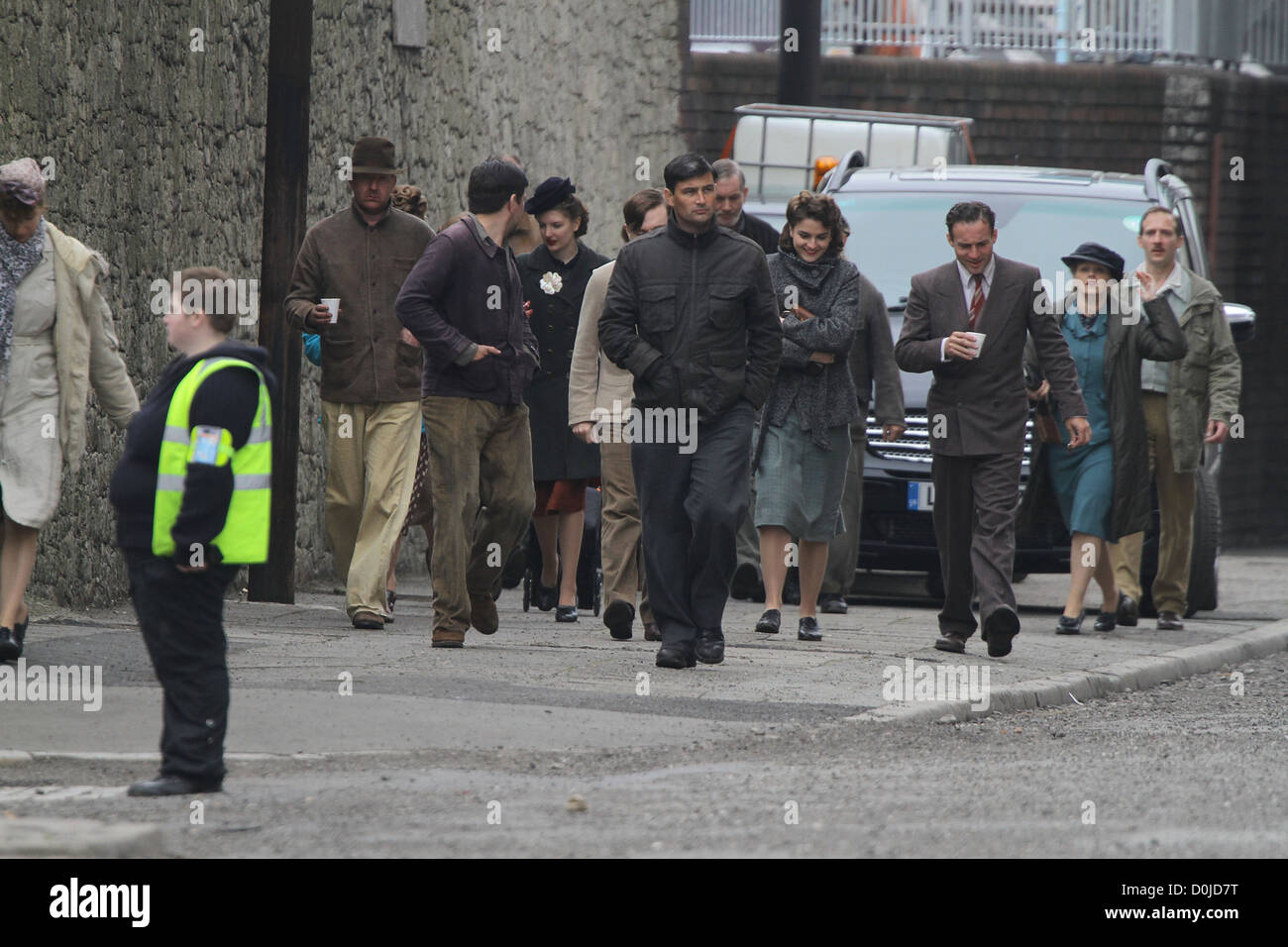 The film set of new superhero film 'Captain America: The First Avenger ...