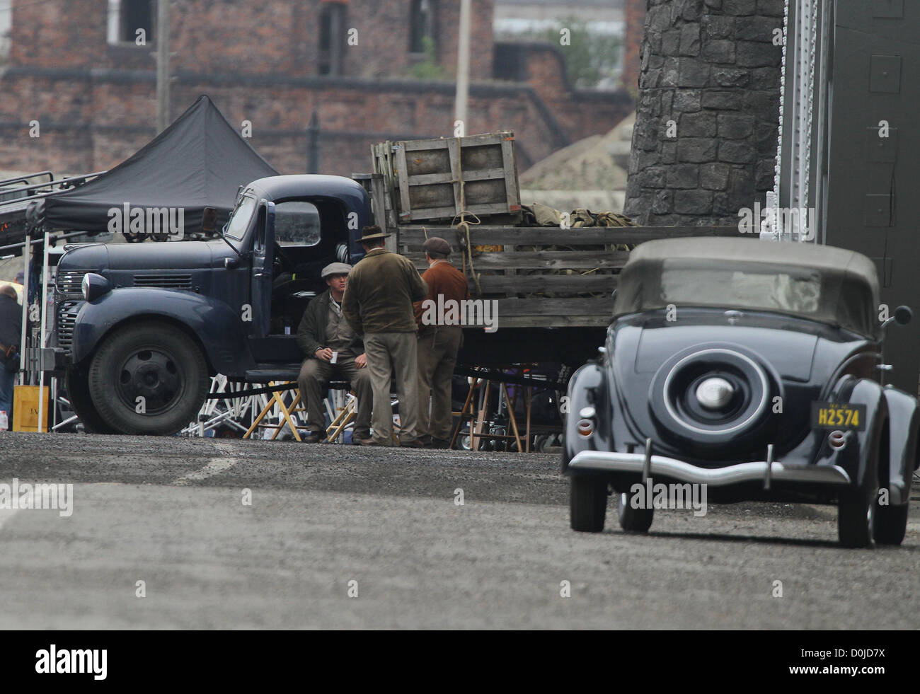 The film set of new superhero film 'Captain America: The First Avenger ...