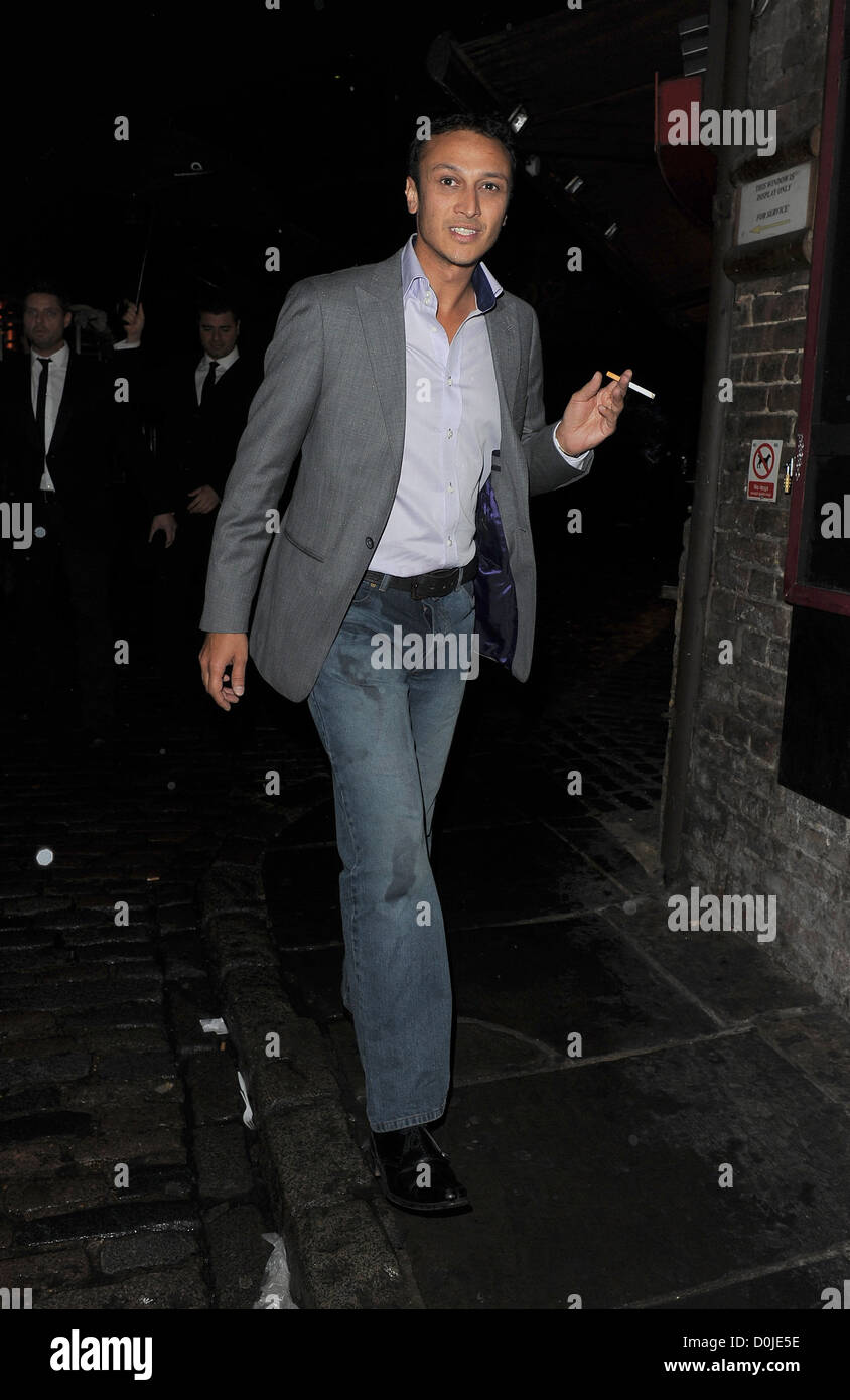 Chris Bisson Inside Soap Awards 2010, held at Shaka Zulu - Departures ...
