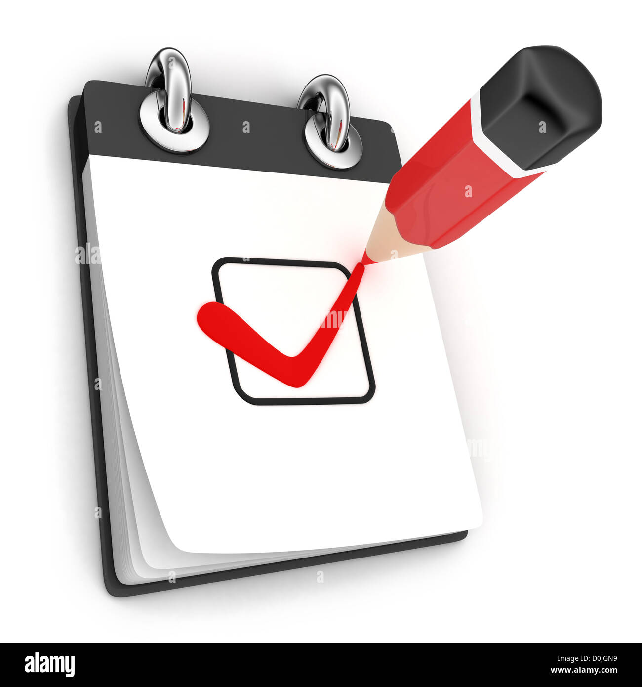 Check in note Cut Out Stock Images & Pictures - Alamy