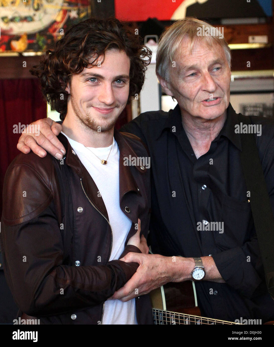 Aaron Johnson and Len Garry The launch of 'This Boy: John Lennon in ...
