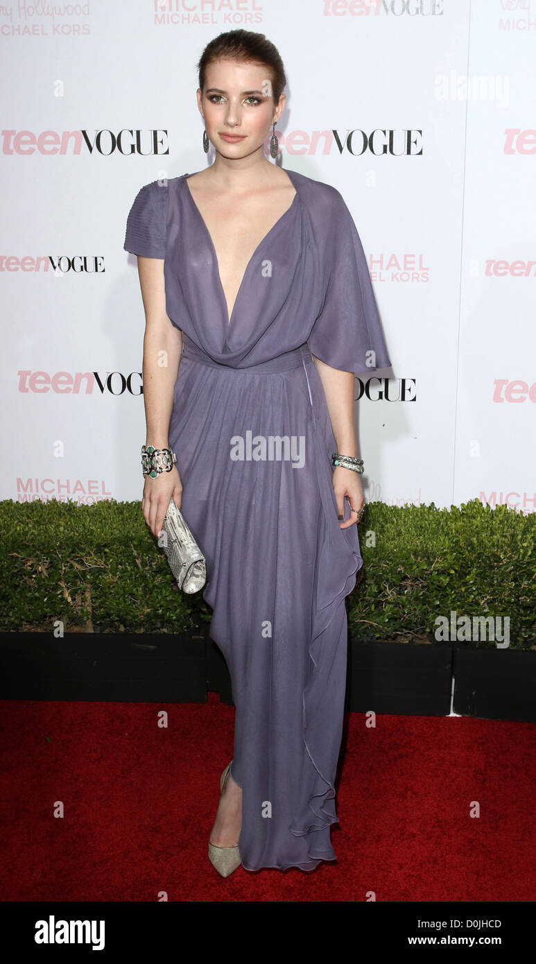 Emma Roberts The 8th Annual Teen Vogue Young Hollywood Party held at ...