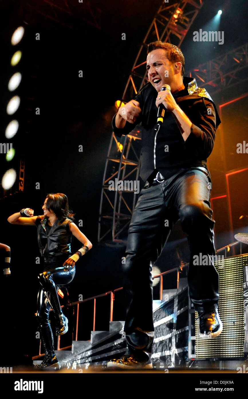 Howie Dorough of Backstreet Boys, performing on stage at the Molson ...