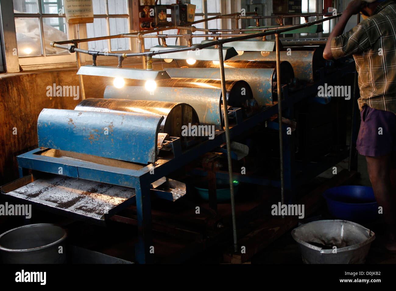 Tea factory, Munnar india Stock Photo - Alamy
