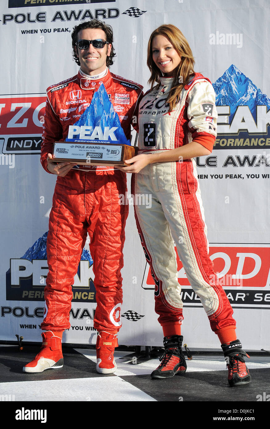 Dario Franchitti Cameron Haven IndyCar Series Cafes do Brasil Indy at ...