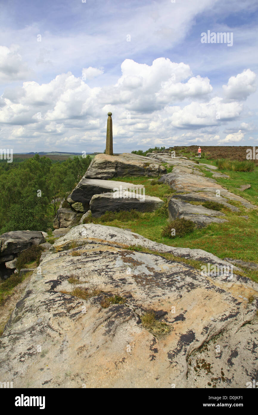 Nelson's Monument on Birchen Edge Derbyshire Peak District National ...