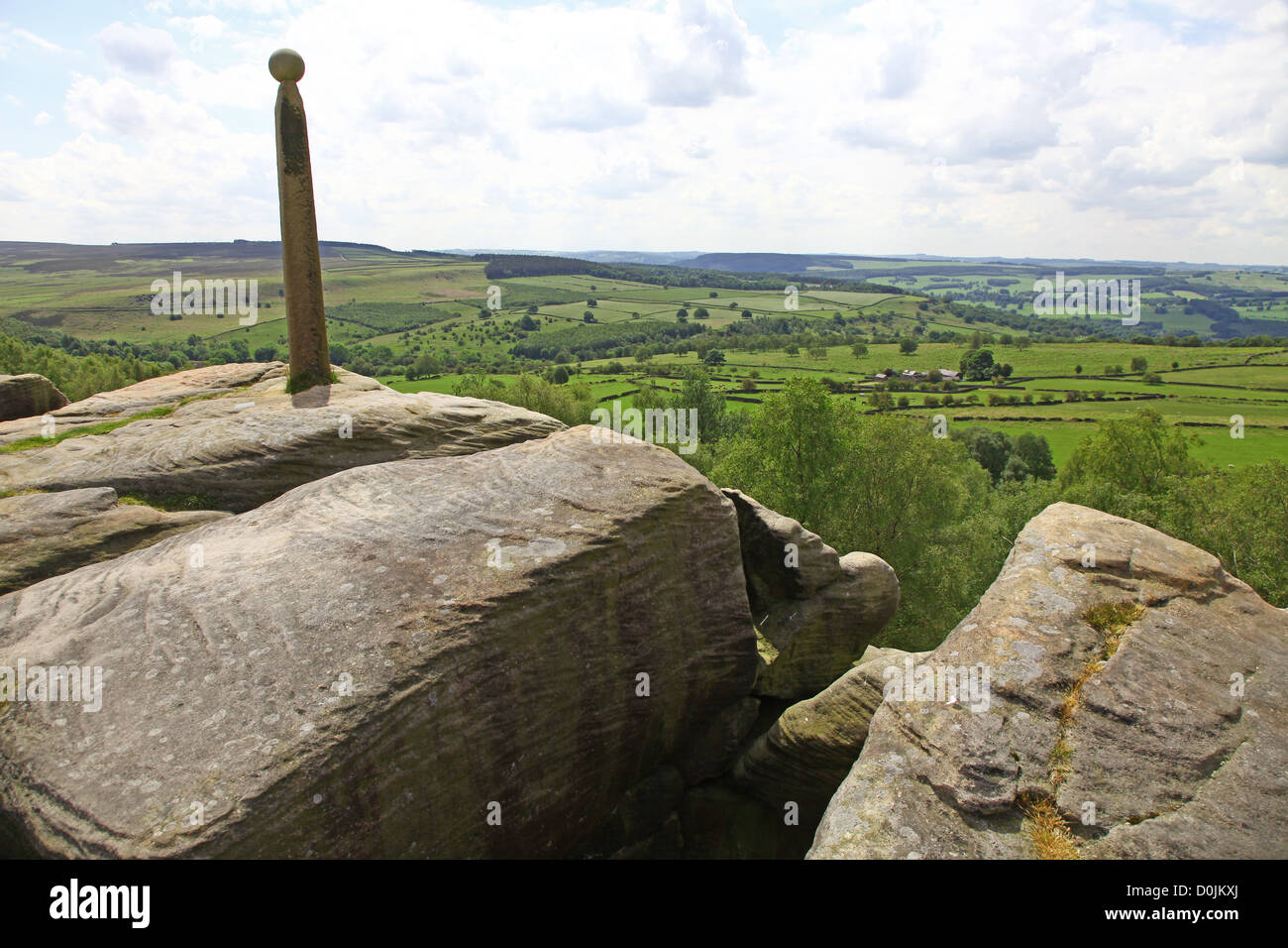 Nelson's Monument on Birchen Edge Derbyshire Peak District National ...