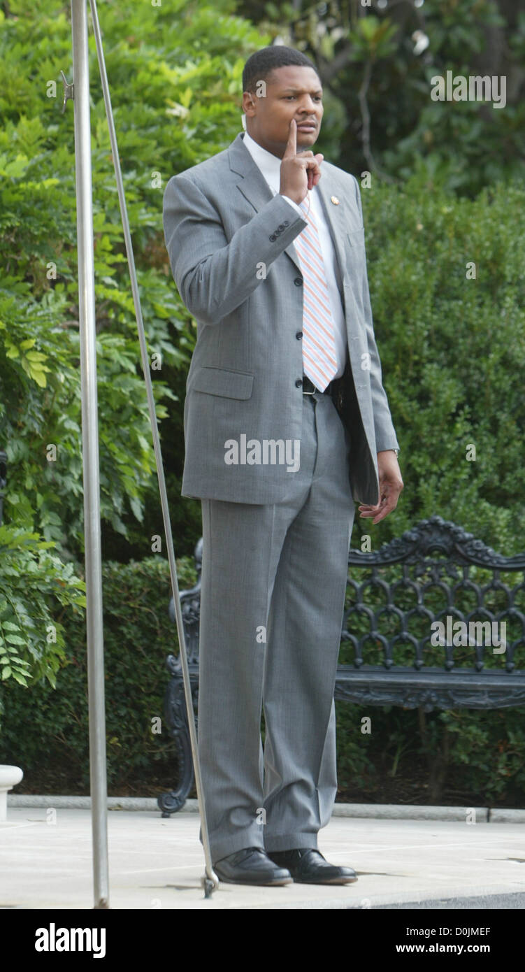 Sasha obama secret service hi-res stock photography and images - Alamy