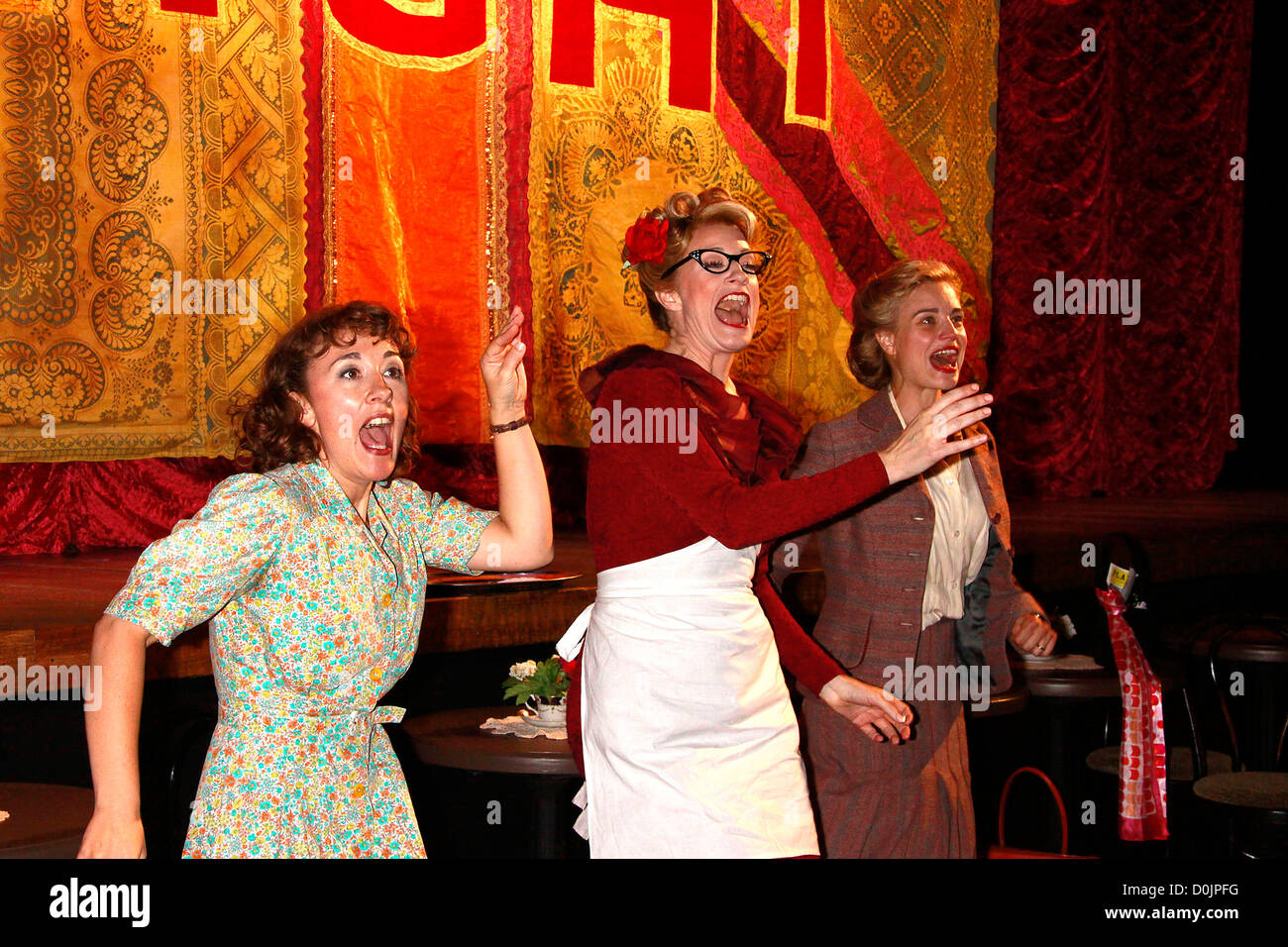 Dorothy Atkinson, Annette McLaughlin and Hannah Yelland Opening night ...