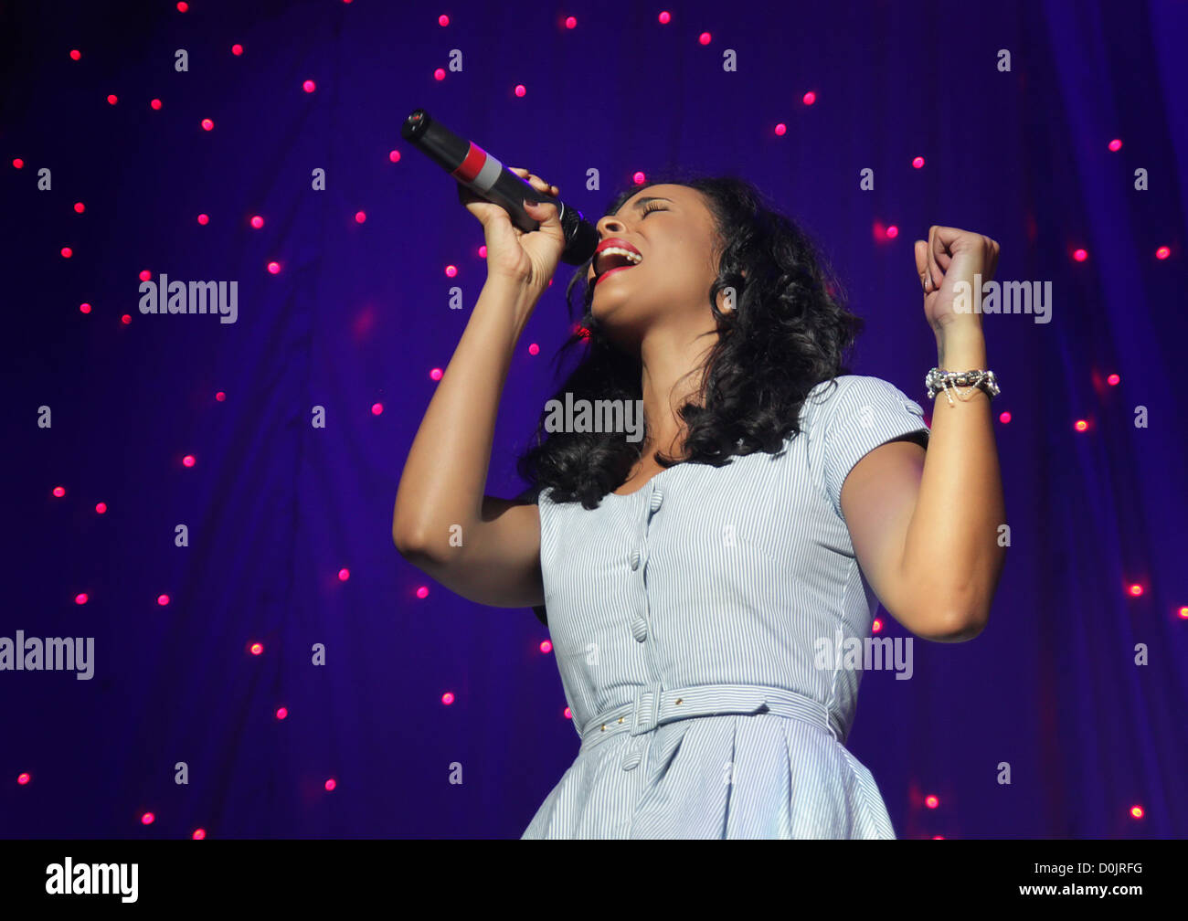 Rochelle Wiseman of The Saturdays performing Radio City 96.7 LIVE event ...