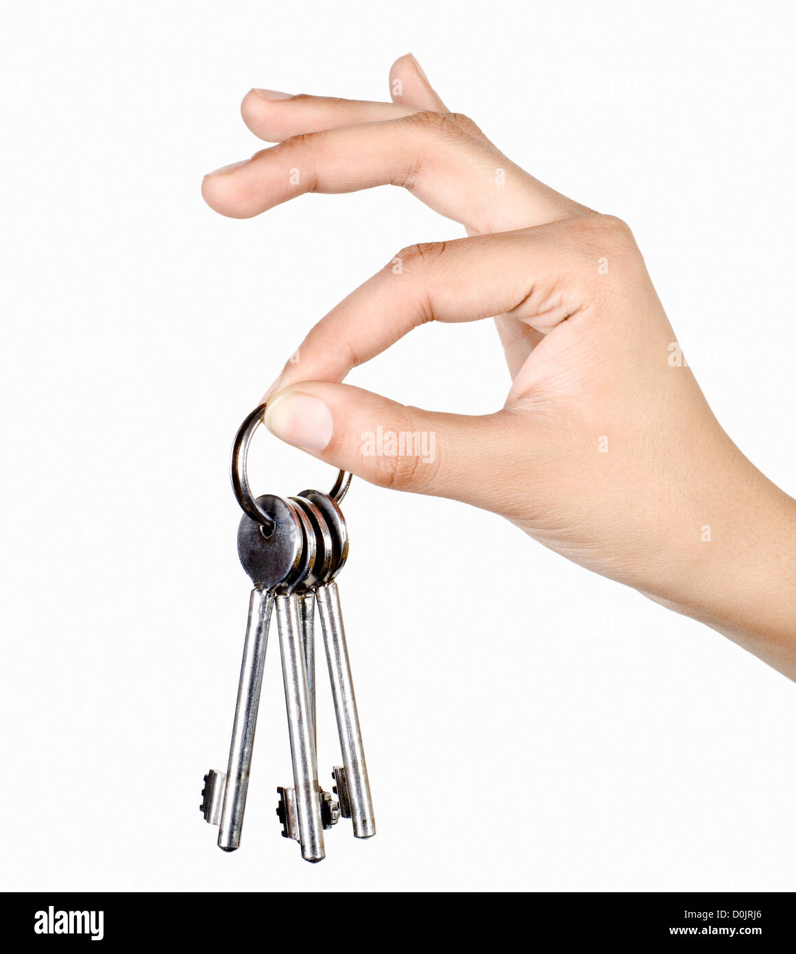 Close-up of a person's hand holding keys Stock Photo - Alamy