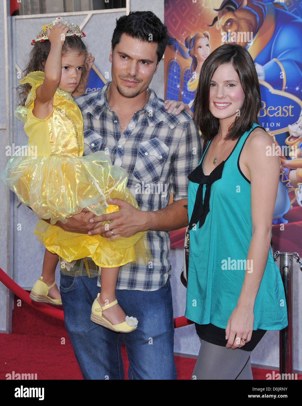 Chelsea Hobbs and Family A Sing-A Long Premiere of 'Beauty and the ...