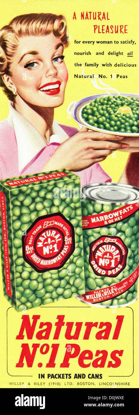 Original 1950s vintage print advertisement from English magazine ...