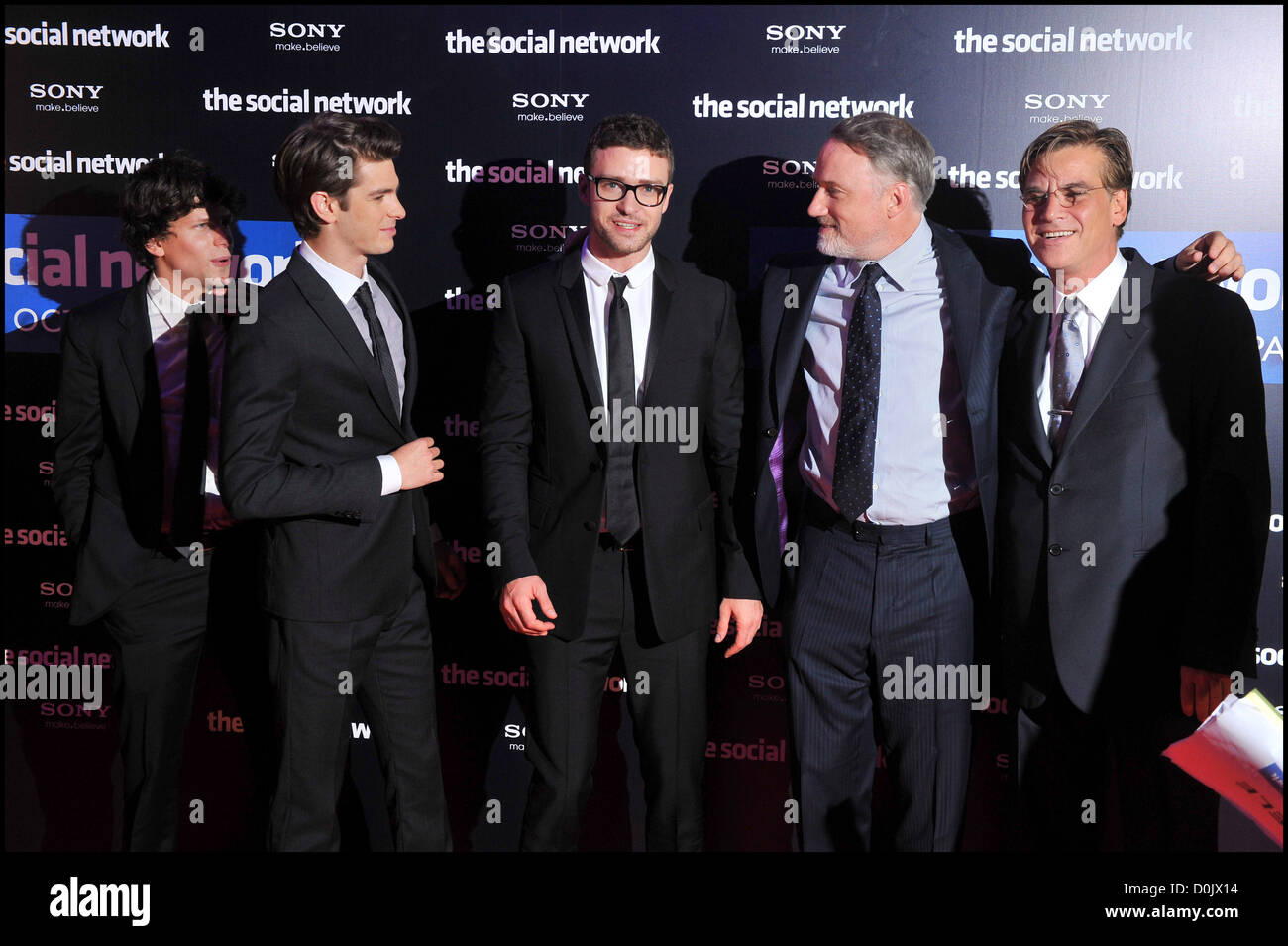 Andrew Garfield, Justin Timberlake and Jesse Elsenberg, David Fincher ...