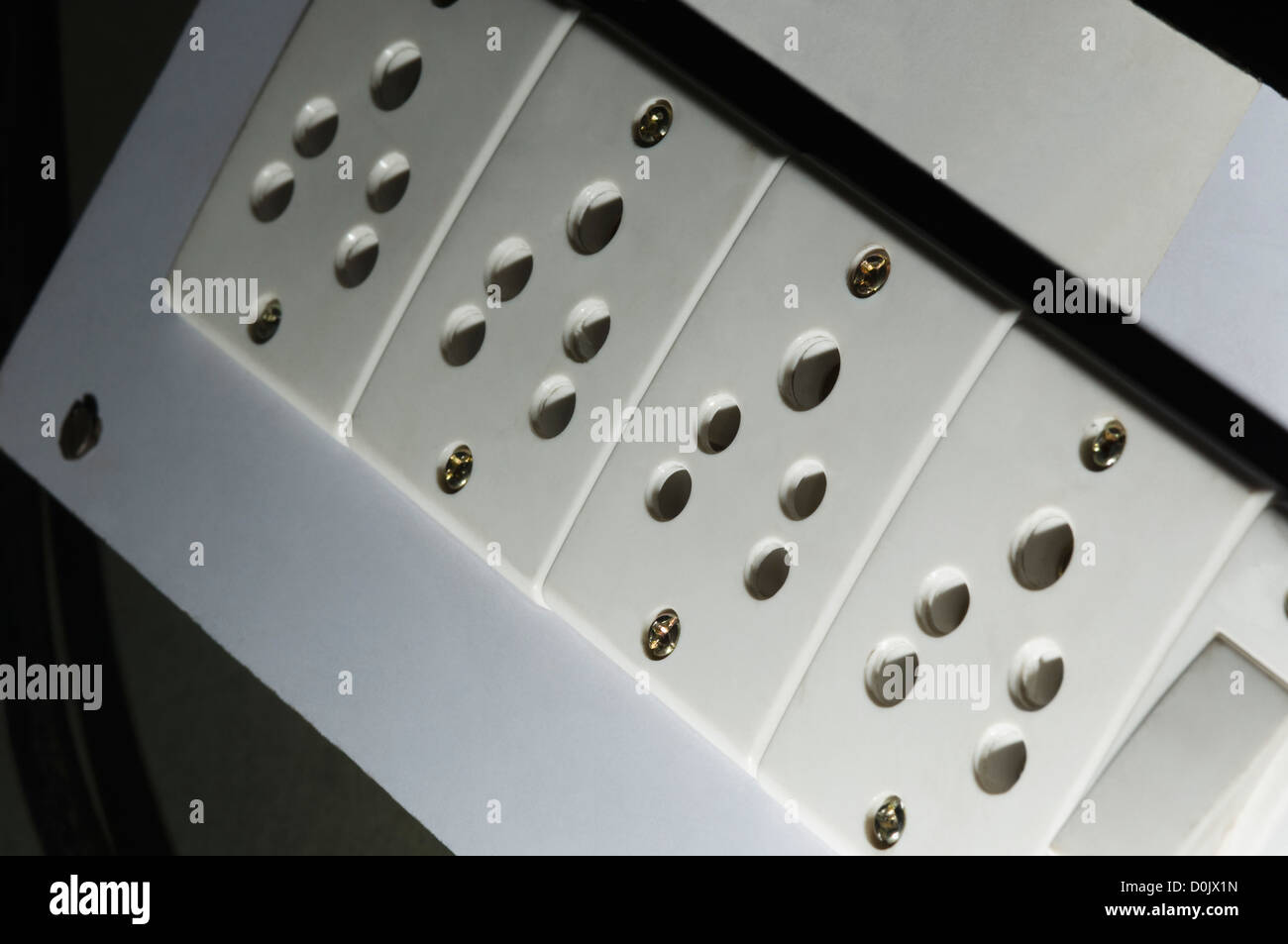 Close-up of an extension board Stock Photo - Alamy