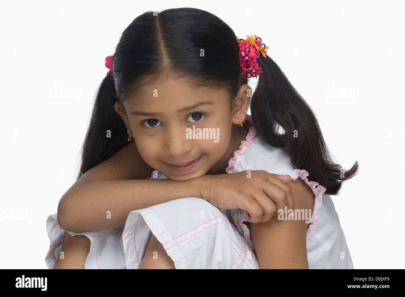 Girl staring at her hand hi-res stock photography and images - Alamy