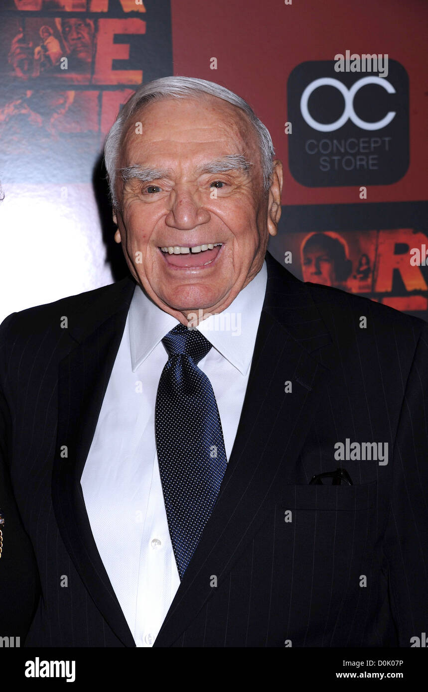 Ernest Borgnine The Cinema Society Film Screening of 'Red' held at The ...