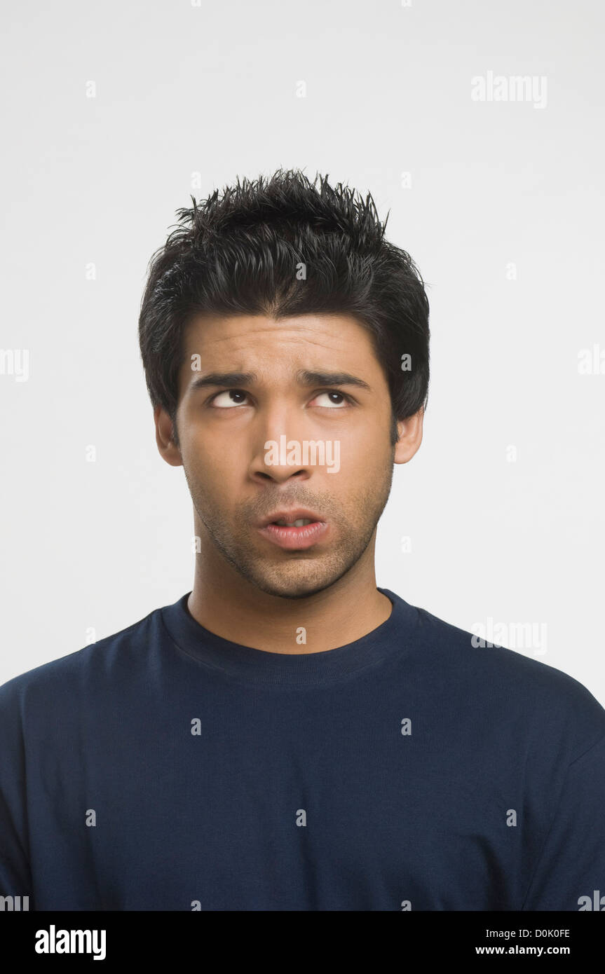 Eye rolling man hi-res stock photography and images - Alamy