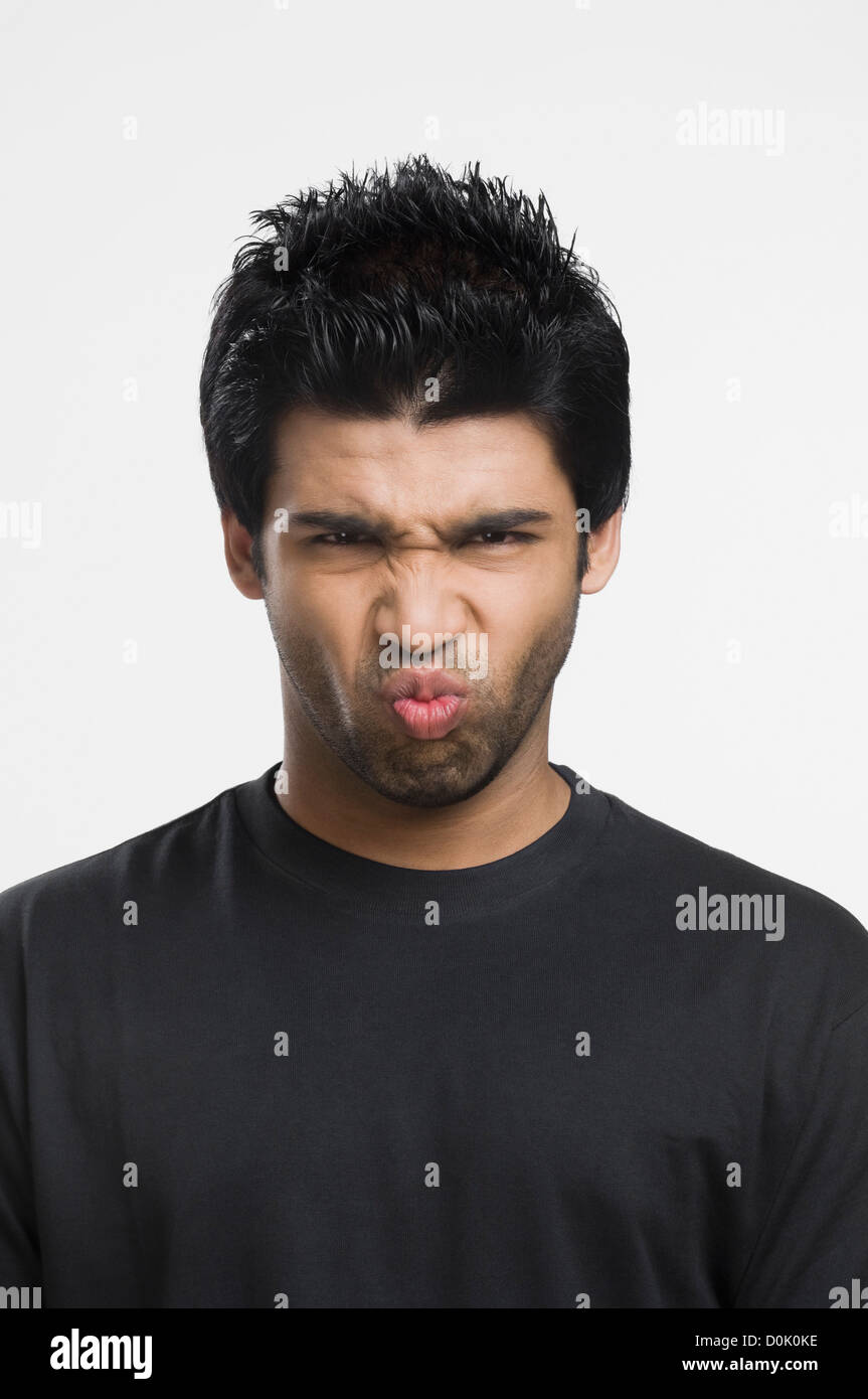 Humor and puckering lips hi-res stock photography and images - Alamy