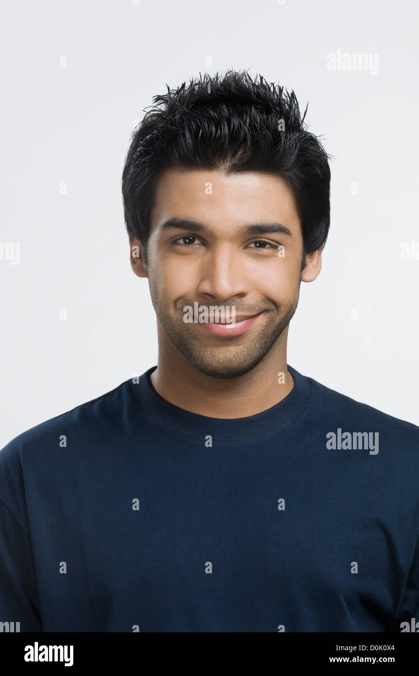 Portrait of a man smiling Stock Photo - Alamy