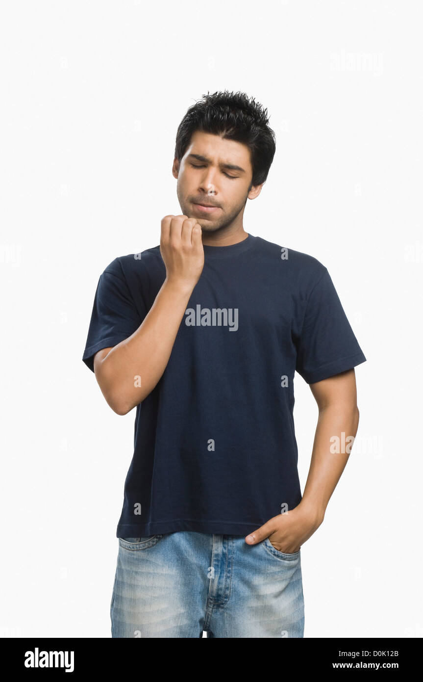 Man looking angry Stock Photo - Alamy