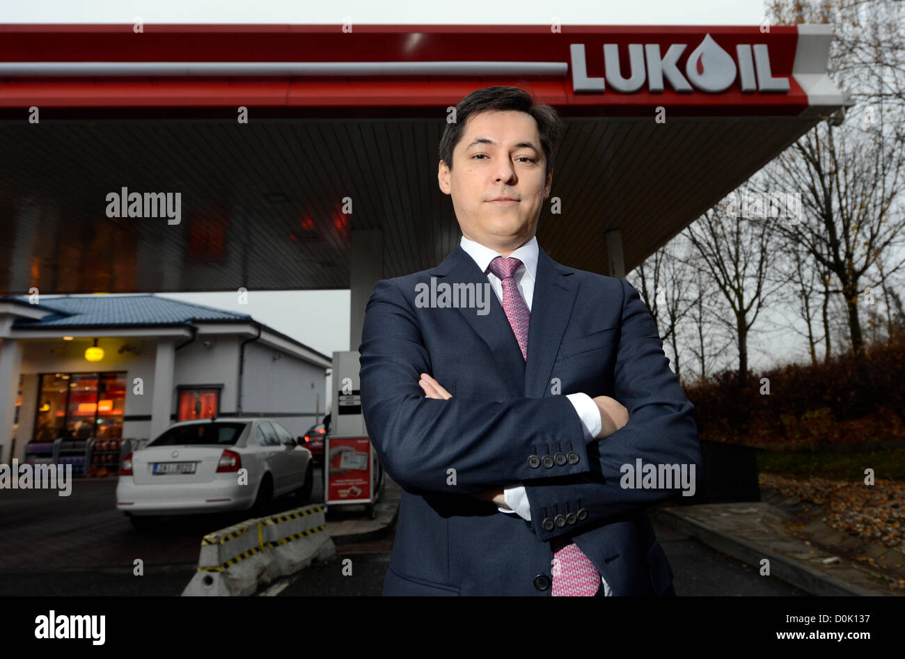 Head for Central Europe of Russian oil company Lukoil Bulat Subaev ...