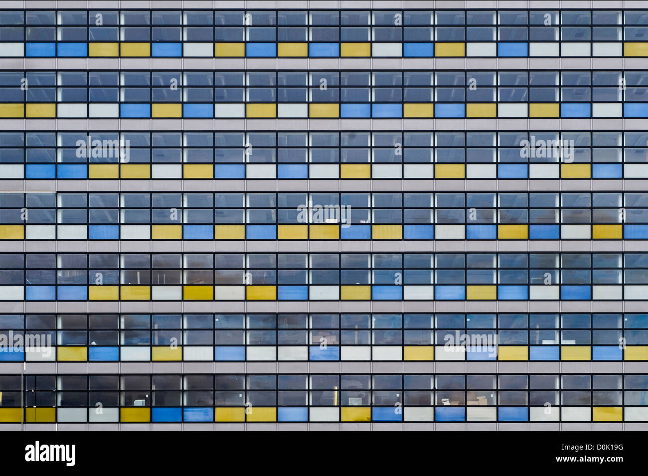 A colourful office building near to Piccadilly station in Manchester ...