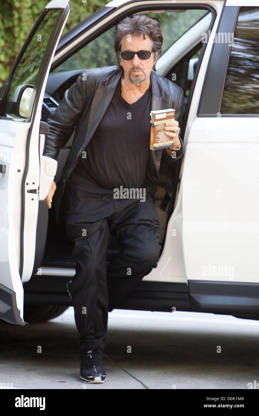 Al Pacino was spotted getting out of his car in West Hollywood. The ...