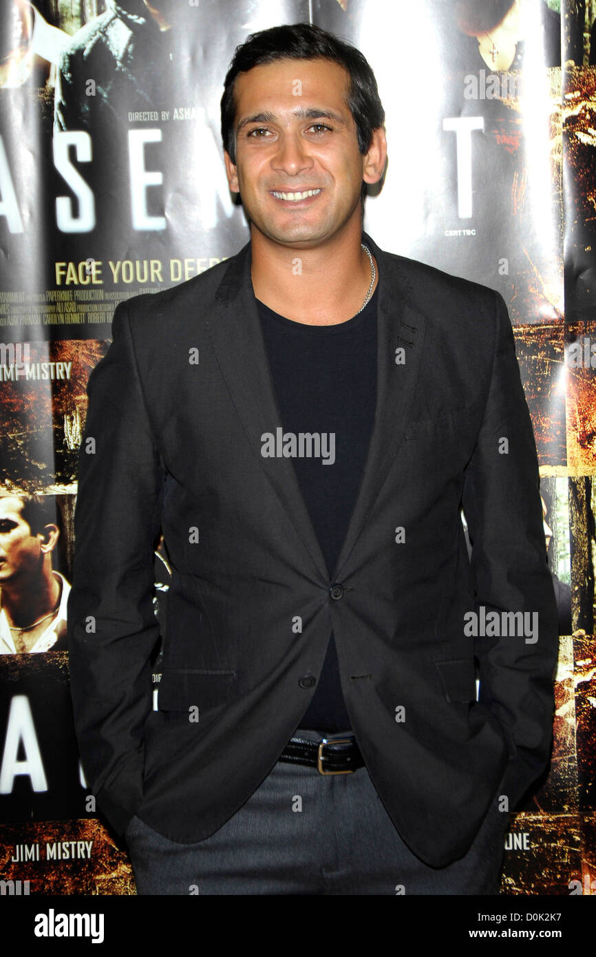 Jimi Mistry UK film premiere of 'Basement' held at the May Fair hotel ...