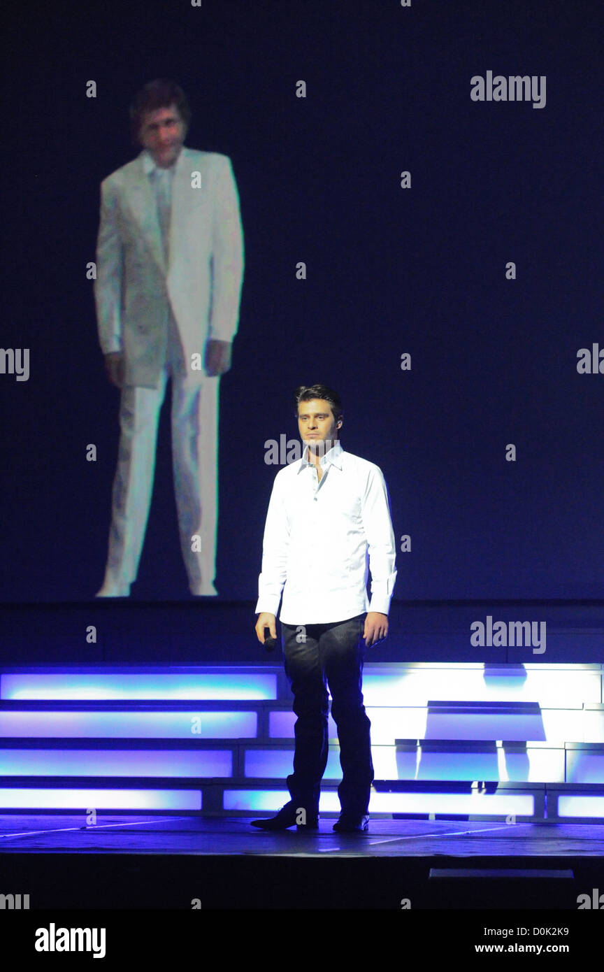 Julien Dassin, son of late French-US singer Joe Dassin, presents a ...